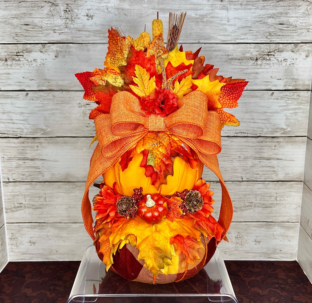 Pumpkin Centerpiece/fall Table Centerpiece/fall Pumpkin Decor/fall ...