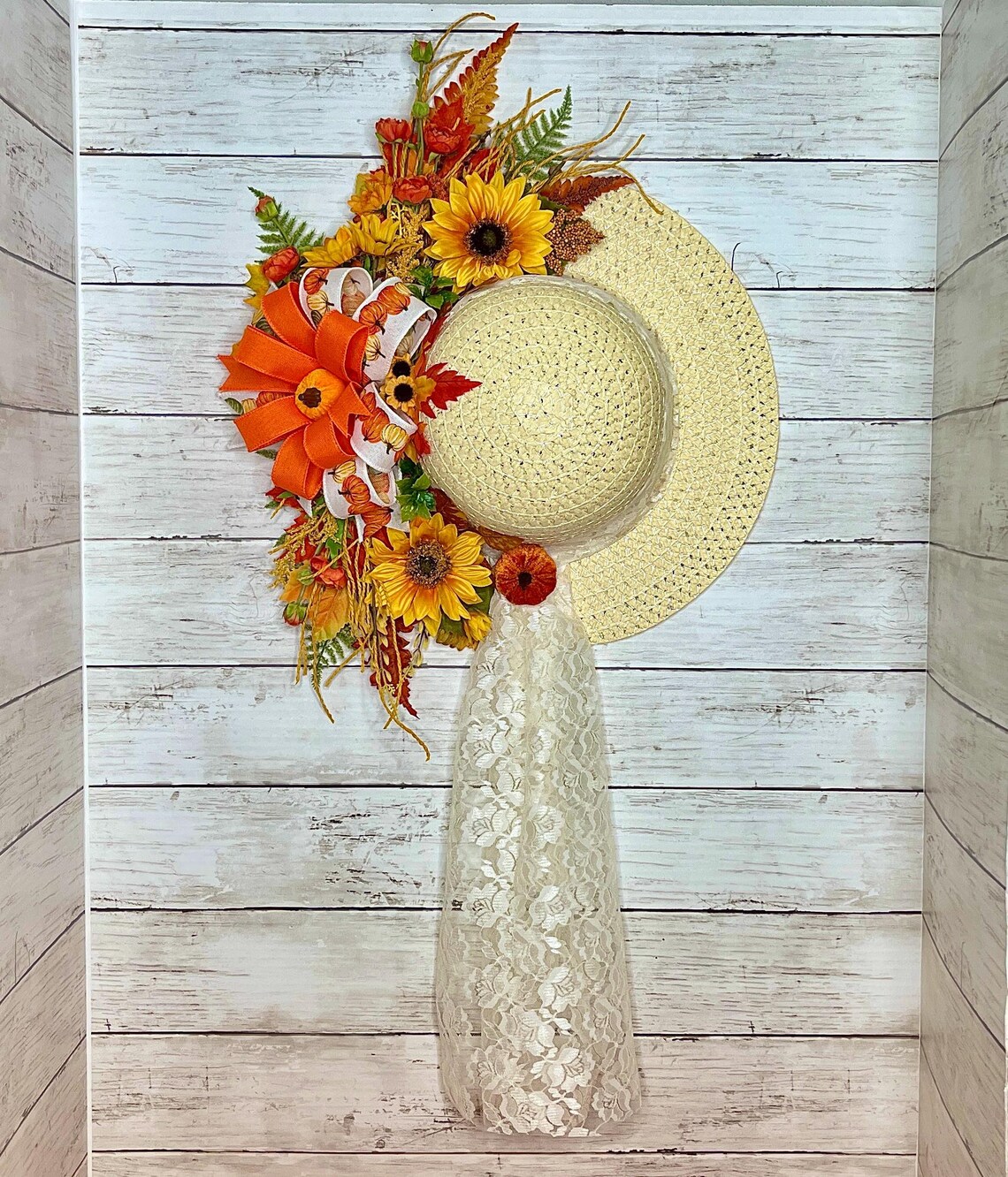 Fall Wreath/fall Decor/fall Wall Art/pumpkin/pumpkin Decor/fall Wall ...