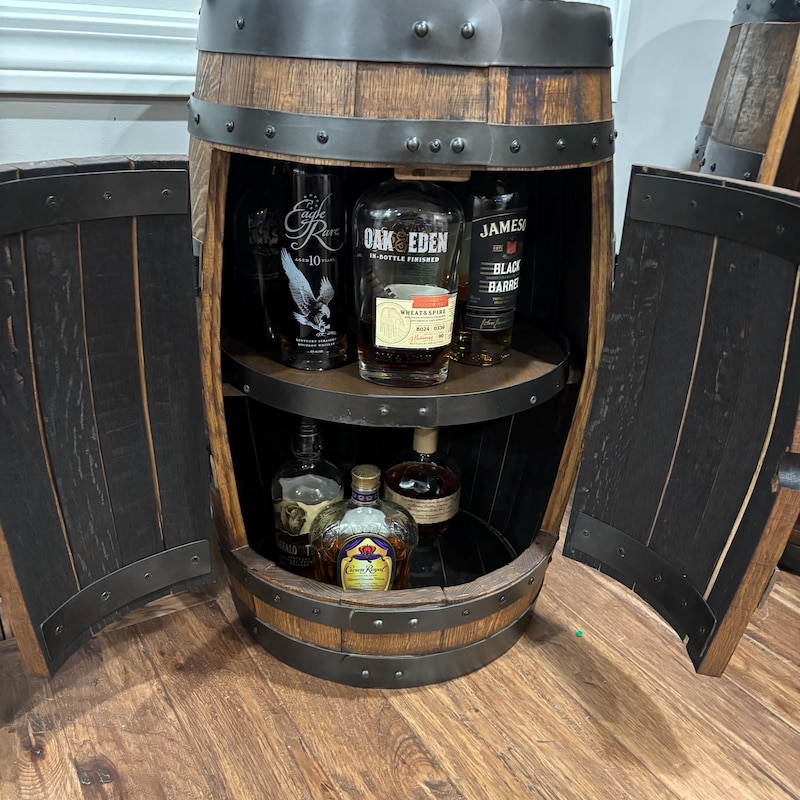 Whiskey Cabinet Display - Etsy