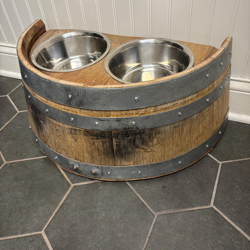 Rustic Dog Bowl - Etsy