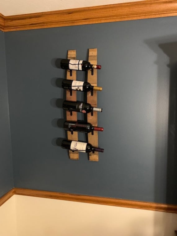 Wine Barrel Stave Rack - Etsy