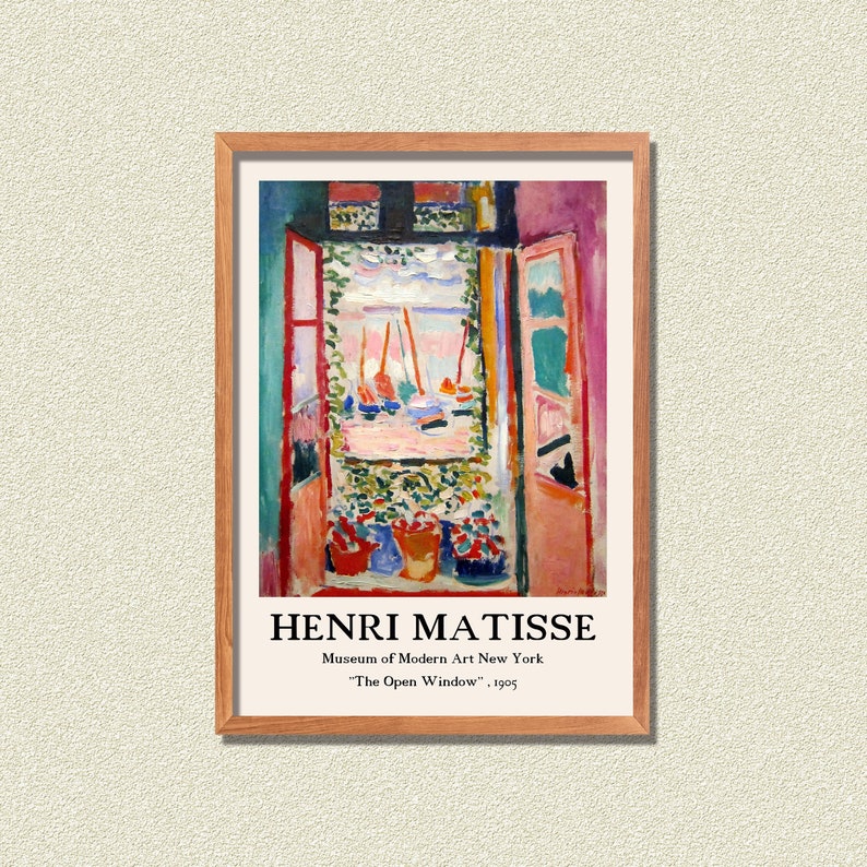 Henri Matisse Digital Print Set of 6 Printable Exhibition - Etsy