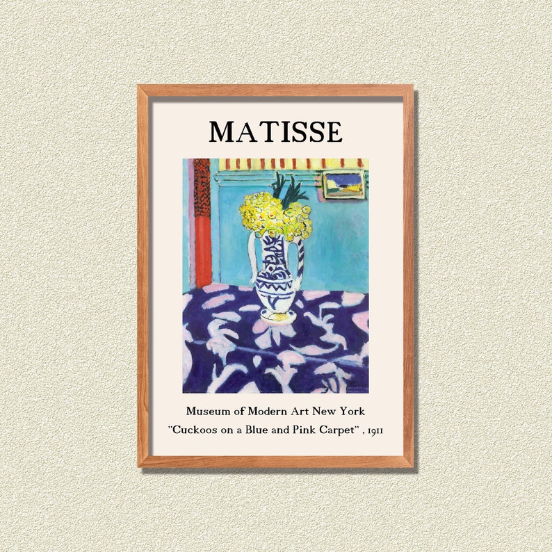 Henri Matisse Digital Print Set of 6 Printable Exhibition - Etsy