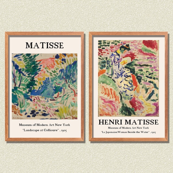 Henri Matisse Digital Print Set of 2 Printable Exhibition | Etsy