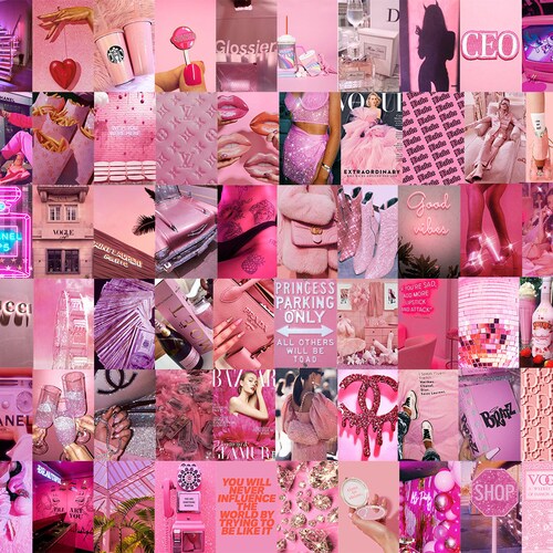 Boujee Aesthetic Wall Collage Kit Trendy Wall Collage Kit Etsy