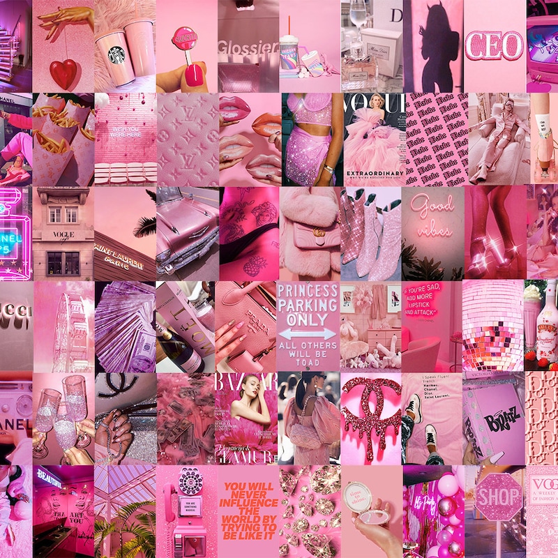Pink Photo Collage - Etsy