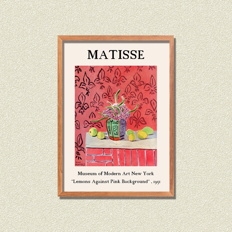 Henri Matisse Digital Print Set of 6 Printable Exhibition - Etsy