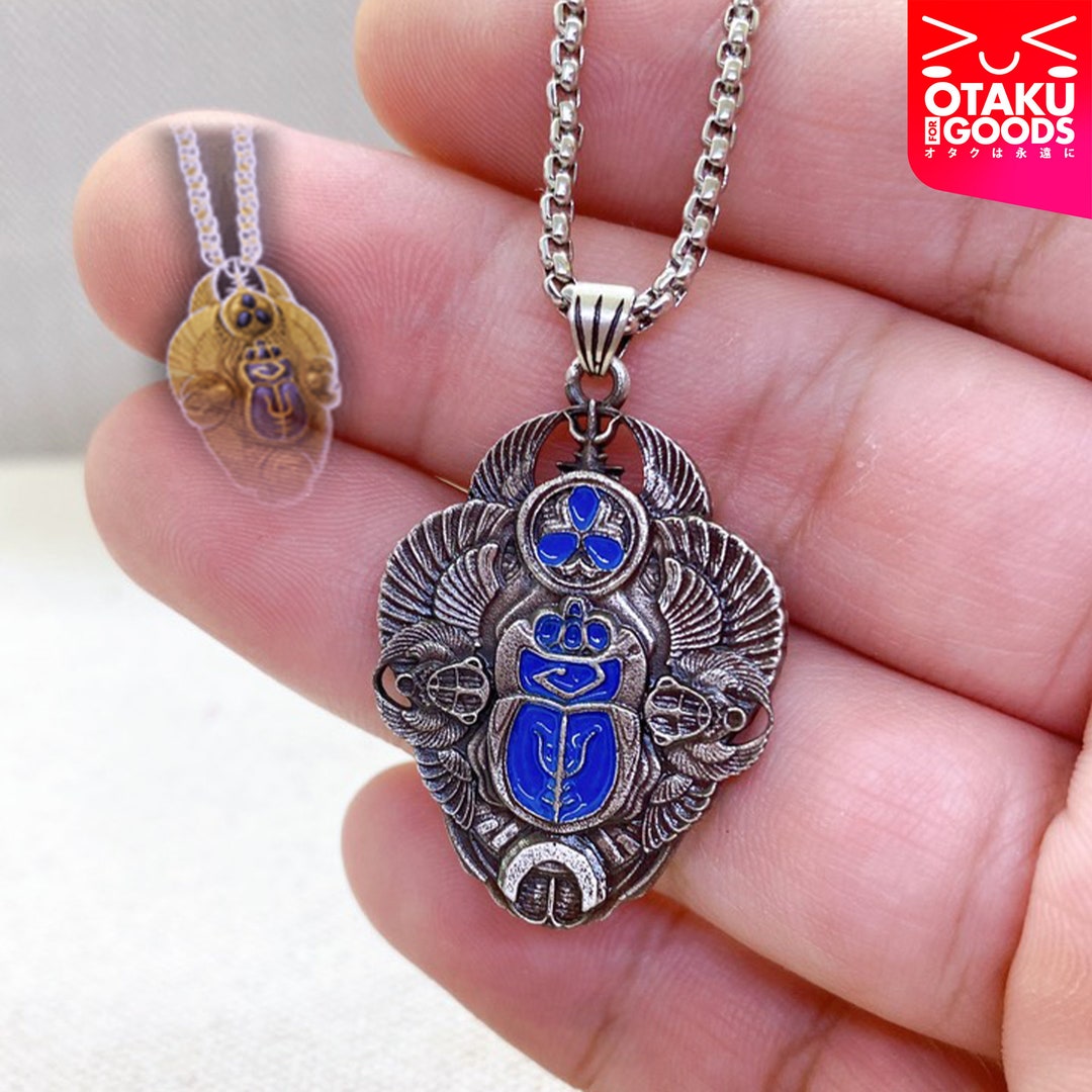 Fanmade Baldur's Gate 3 Scarab of Protection Amulet Handmade Silver ...