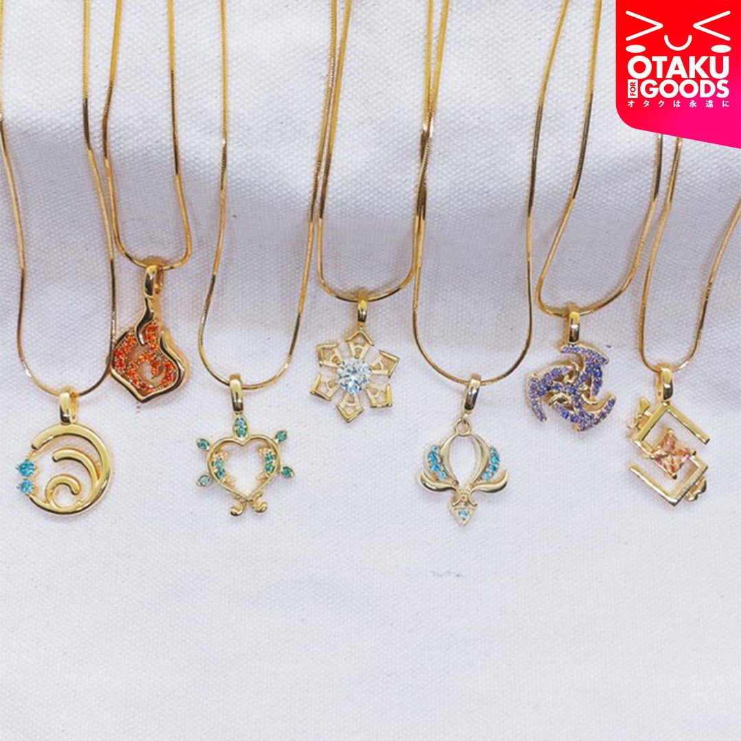 Genshin Impact Visions Necklace Handmade,necklace Element Jewelry Gift ...