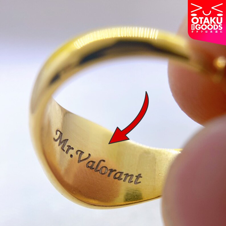 Fanmade Custom Valorant Abilities and Name Ring Handmade - Etsy