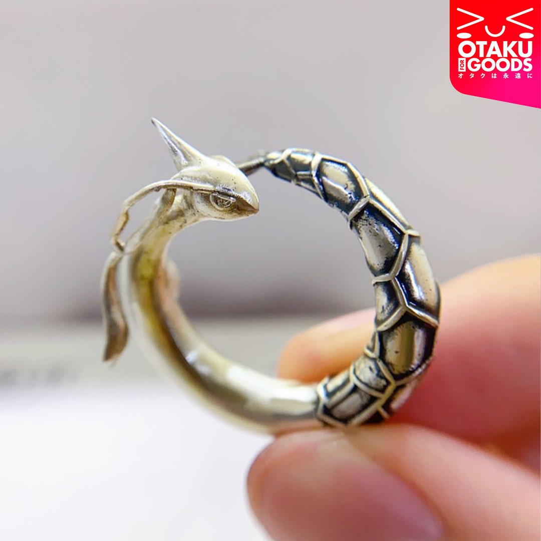 Fanmade Pokemon Milotic Wrapped Custom Ring Handmade, Milotic Silver ...