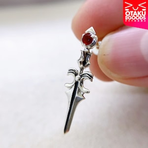 Fanmade Final Fantasy XVI Dion Lesage Earring Handmade Silver 950, Dion ...