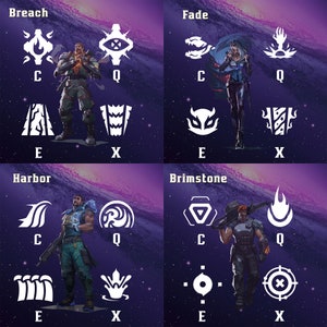 Fanmade Custom Valorant Abilities and Name Ring Handmade Sterling Gold ...