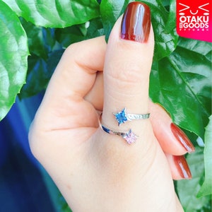 Fanmade Anime Manga Your Name Pattern Custom Ring Handmade Sterling ...