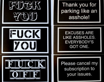 Offensive Business Cards | Etsy