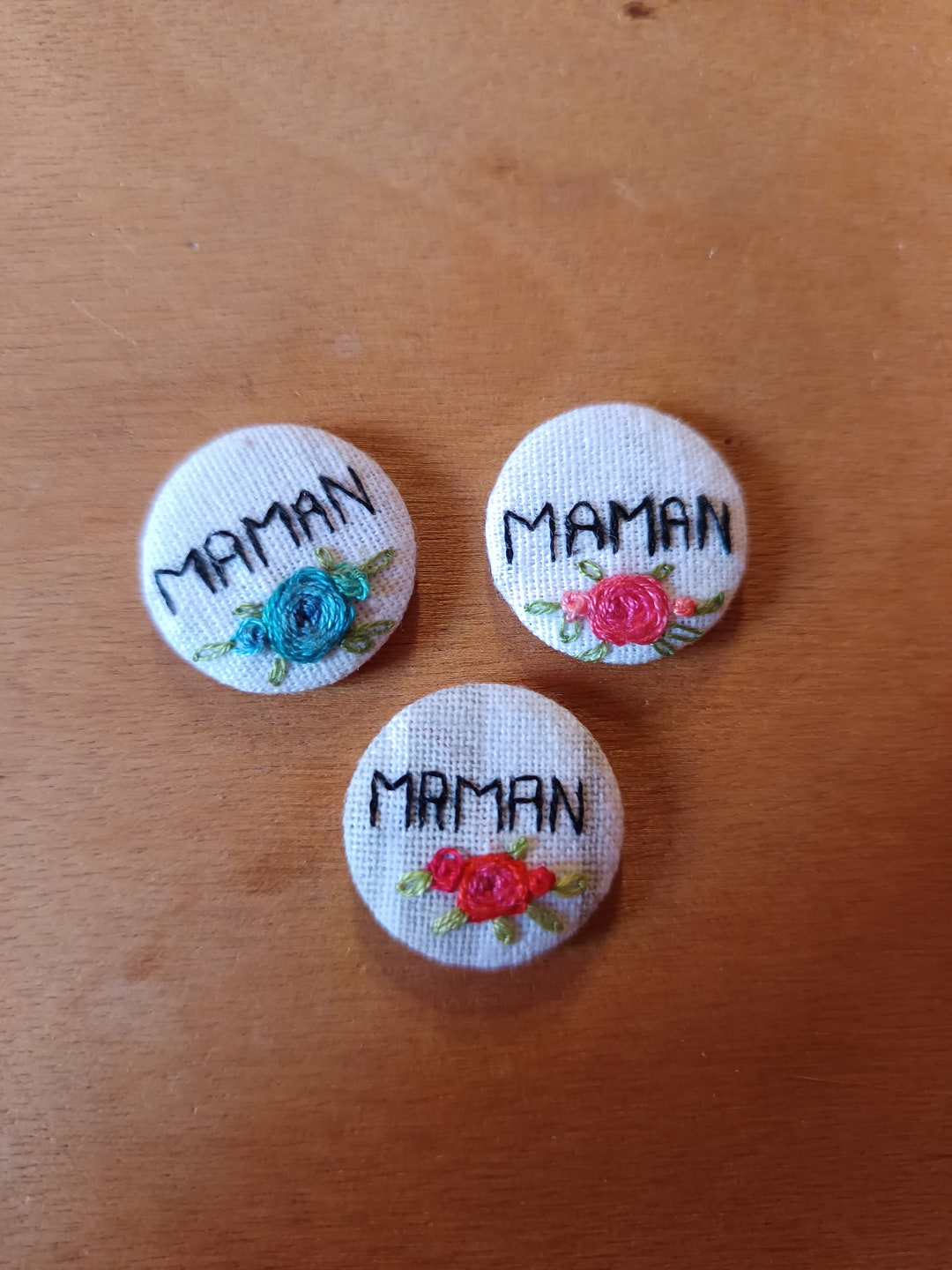 Mother's Day Magnets, Mom Magnets, Embroidered Magnets - Etsy