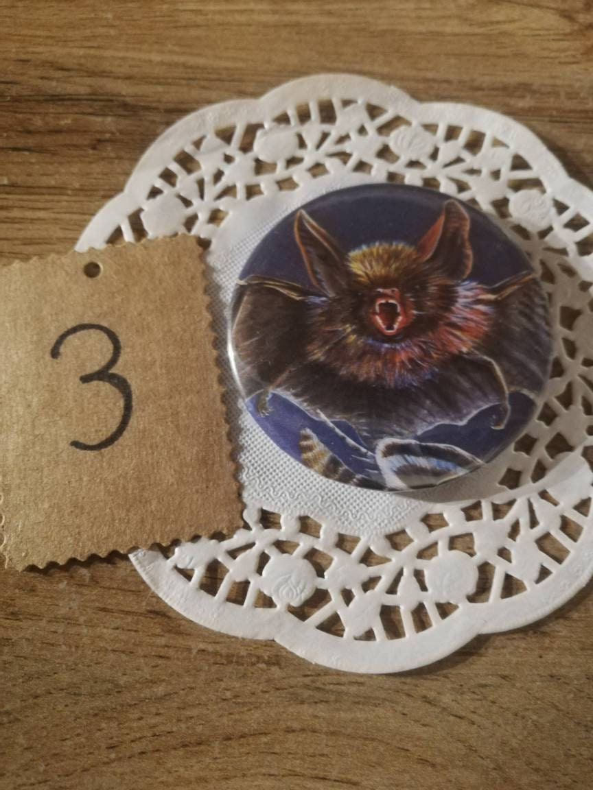 Halloween Badges Bat Badges Spooky Badges Halloween Costume - Etsy