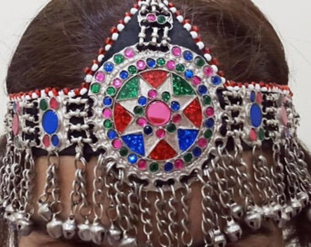 Afghan Kuchi Tribal Head Piece Hair Accessories Bridal - Etsy