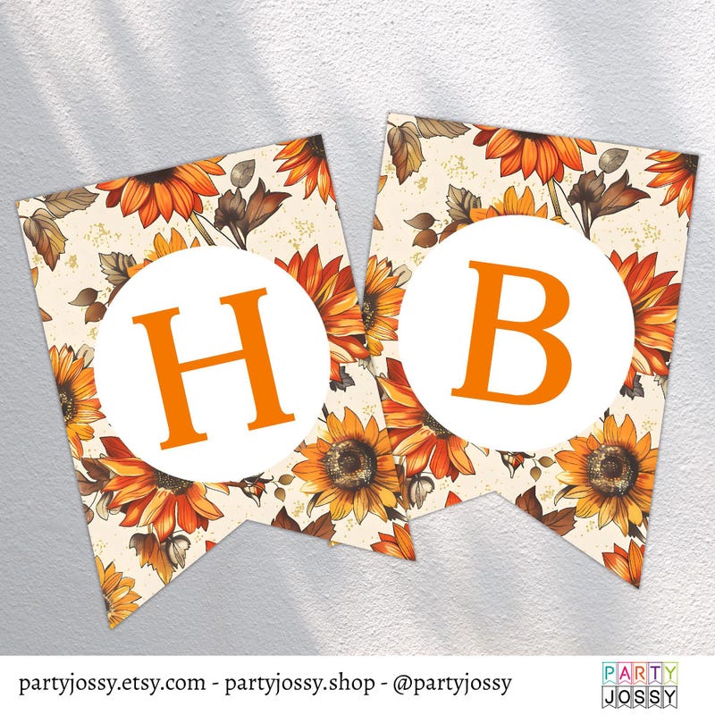 Fall Birthday Banner - Etsy