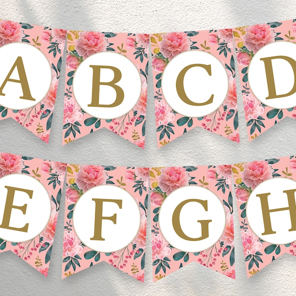 Floral Banner - Etsy