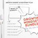 Growth Mindset Bundle. Thought Provoking Activities. Middle School ...