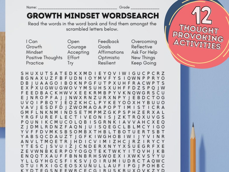 Growth Mindset Bundle. Thought Provoking Activities. Middle School ...