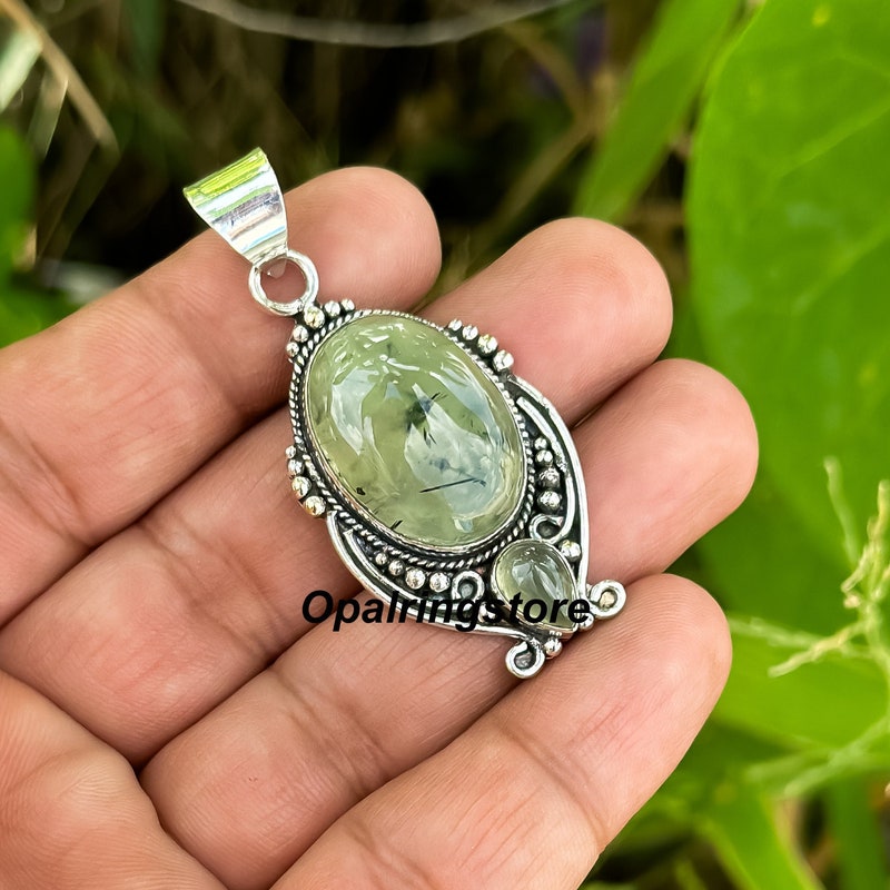 Prehnite Jewelry - Etsy