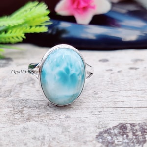Larimar ring etsy store