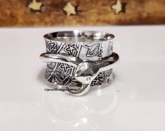 Snake Spinner Ring - Etsy