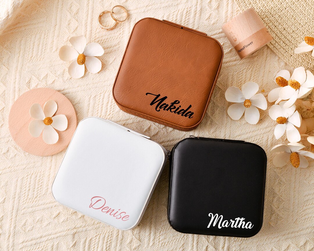 Custom Jewelry Storage Boxes, Small Square Earring Holders, Lightweight ...