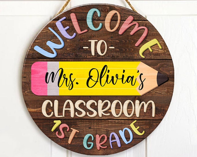 Back to School Wreath, Back to School, School Wreath, Classroom Wreath ...