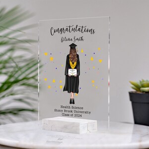 Personalized Graduation Acrylic Plaque, Graduation Gift, Custom ...