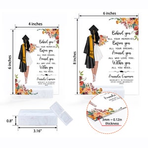 Personalized Graduation Plaque, Graduation Gifts, 2024 Graduation Gift ...