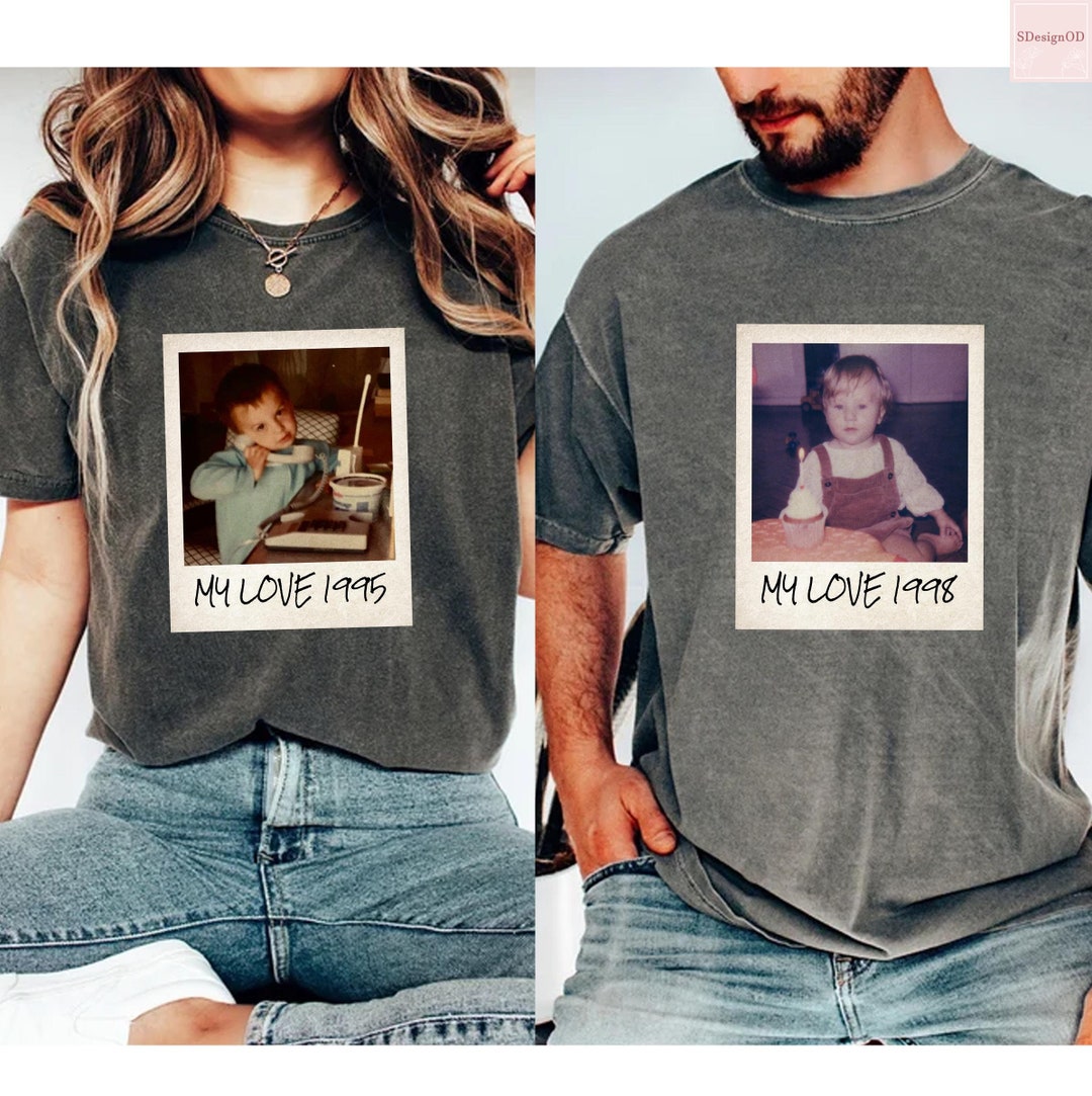 Vintage Polaroid Custom Photo Shirt, Custom Photo T-shirt, Custom ...