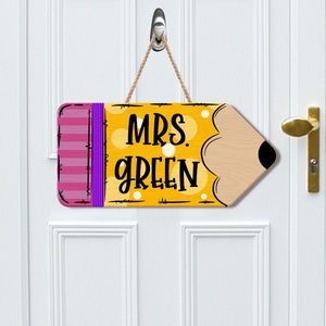 Custom Teacher Door Sign, Teacher Name Sign, Classroom Decor, Classroom ...