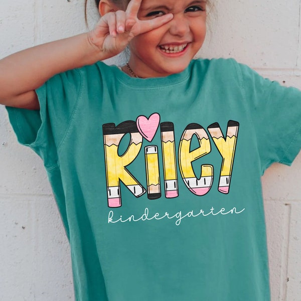 Custom Back to School Shirt for First Day of School - Etsy