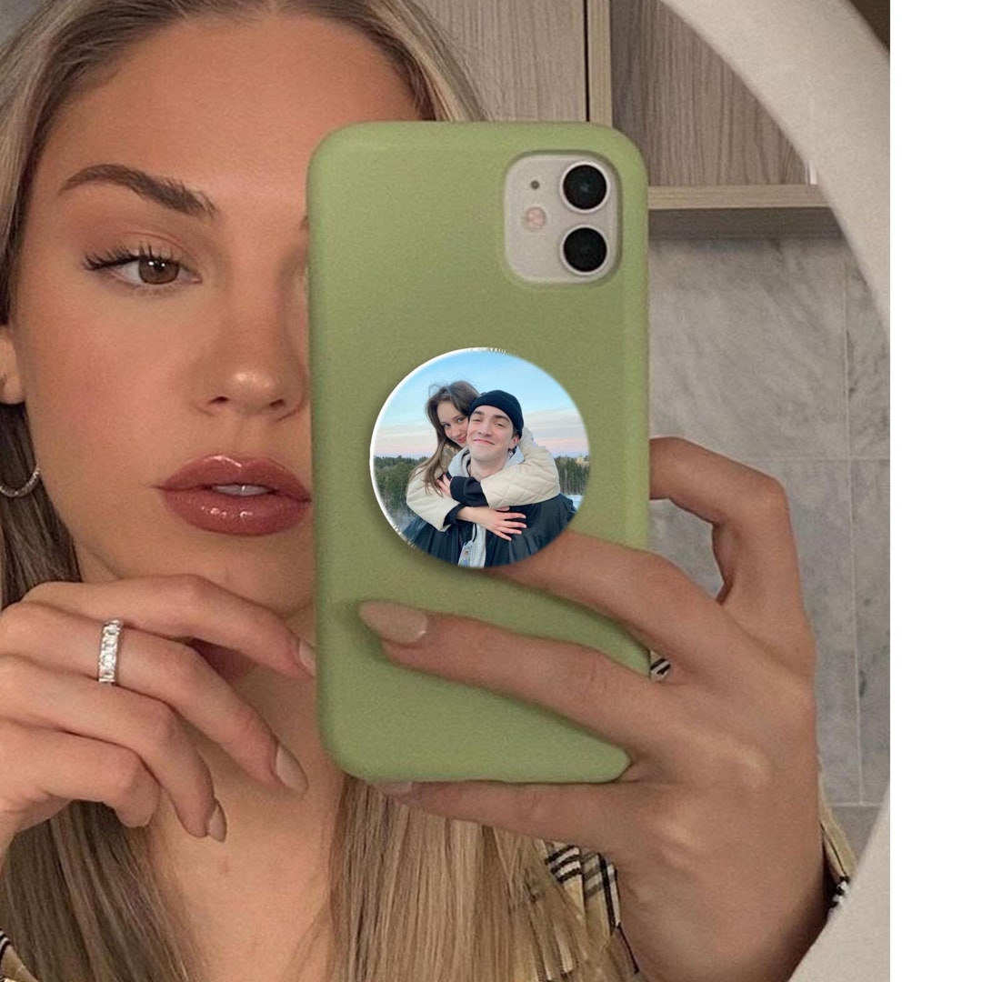 Custom Phone Grip With Your Photo, Valentine's Gift for Him, Photo ...