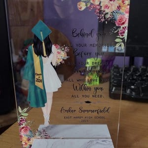 Personalized Graduation Plaque, Graduation Gifts, 2024 Graduation Gift ...