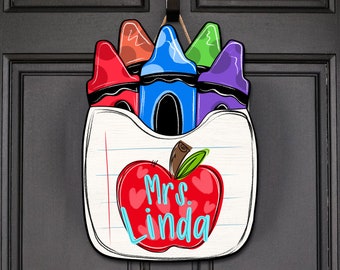 Personalized Teacher Door Hanger, Teacher Gift, SPED Classroom Sign ...