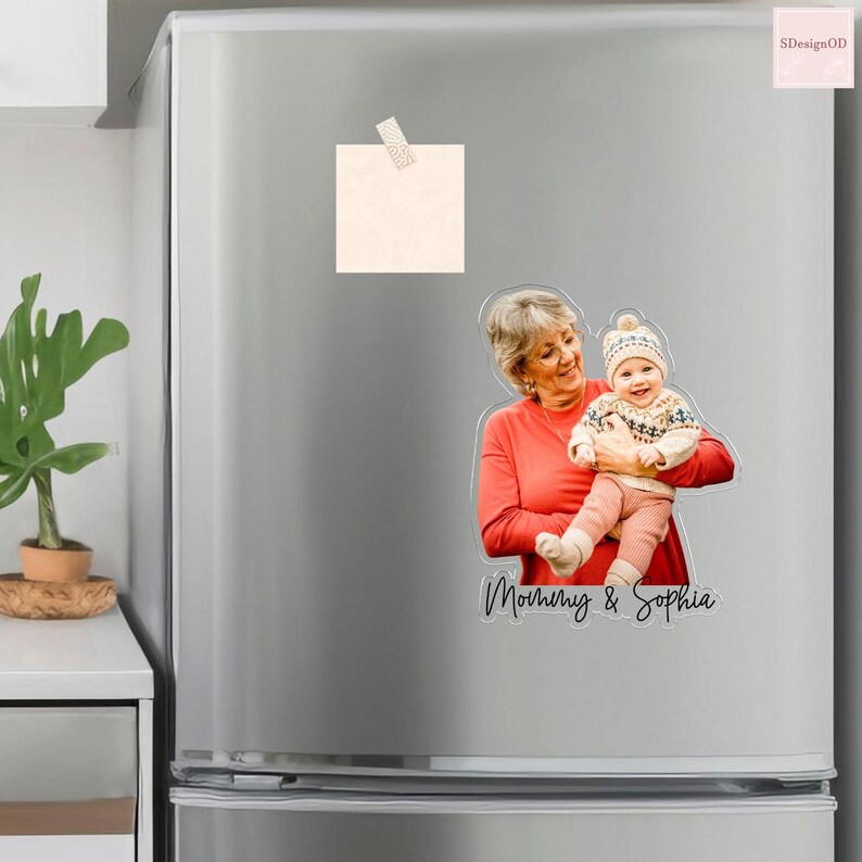 Fridge Photo Magnet, Mother's Day Photo Frame Magnet, Mother’s Day Gift ...