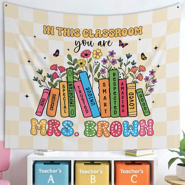 Classroom Tapestry - Etsy