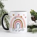 Teacher Appreciation Mug Custom Teacher Gift Rainbow Teacher - Etsy