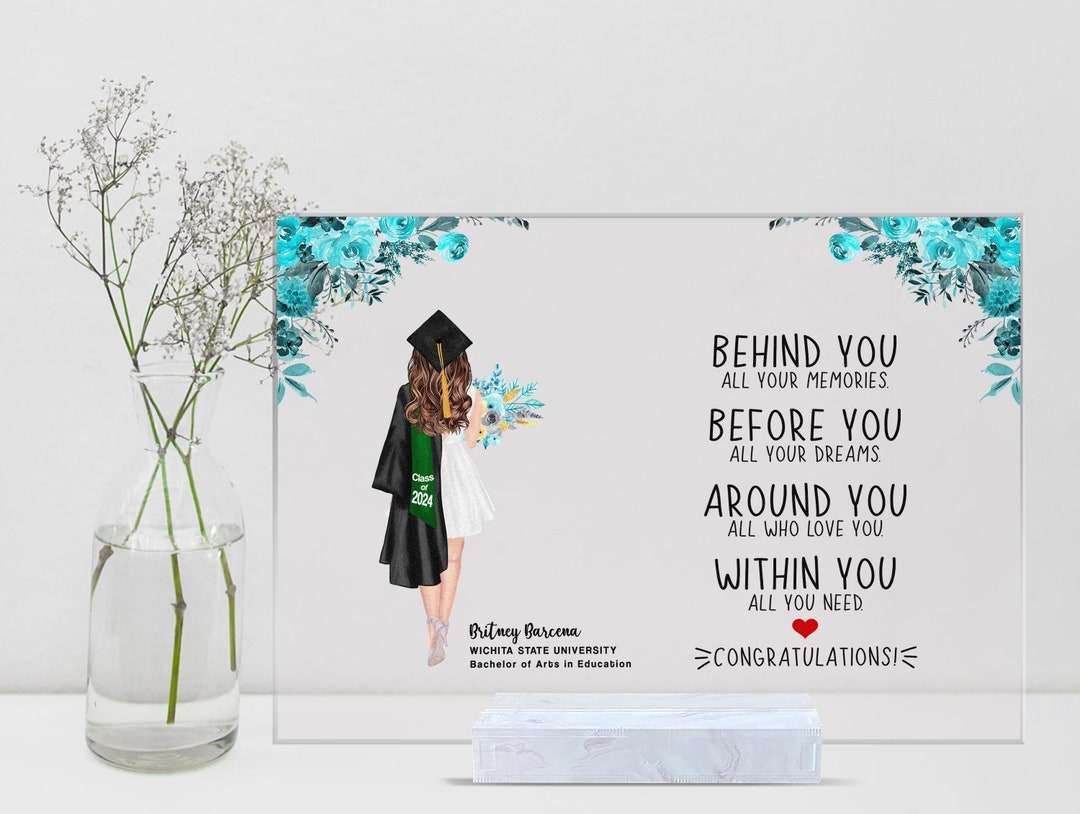 Personalized Graduation Plaque, Graduation Gift for Her ...