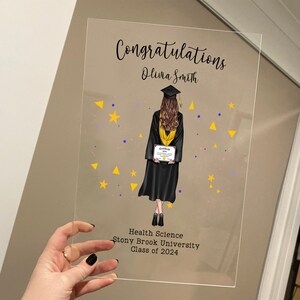 Personalized Graduation Acrylic Plaque, Graduation Gift, Custom ...