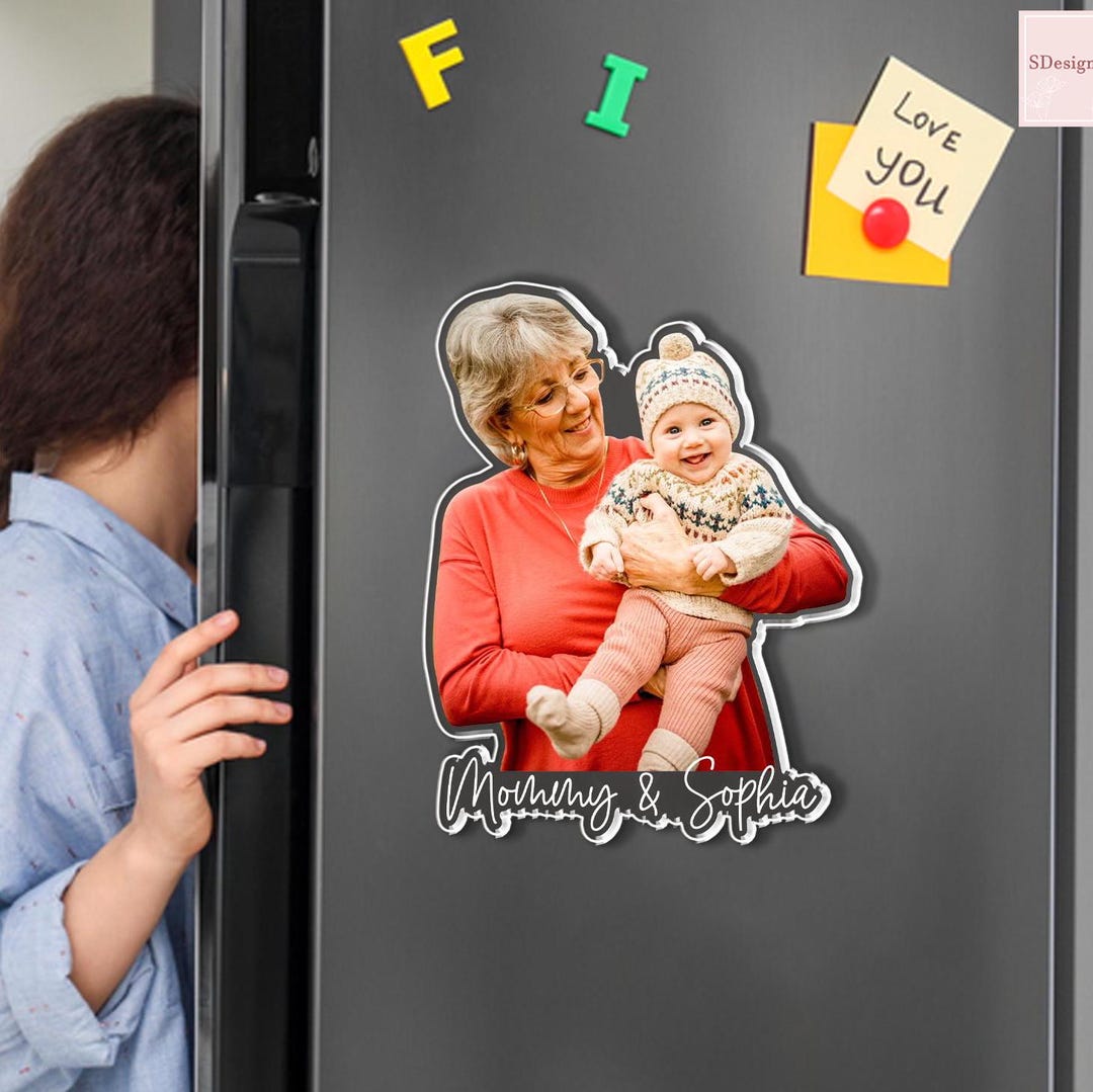 Fridge Photo Magnet, Mother's Day Photo Frame Magnet, Mother’s Day Gift ...