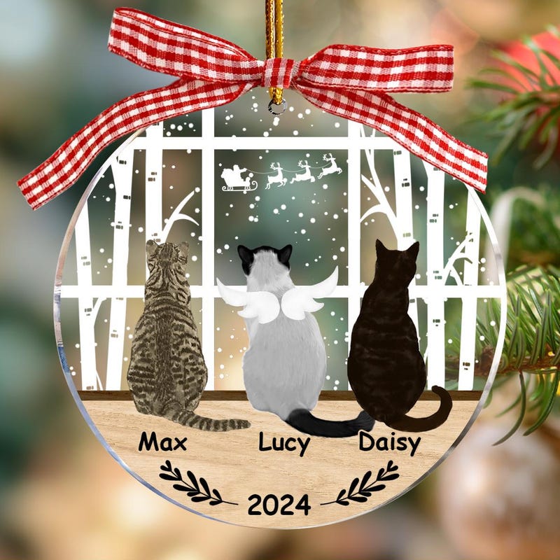 Custom Cat Ornament - Etsy