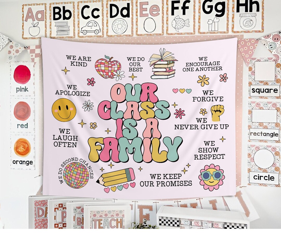 Classroom Tapestry, Classroom Decor, Classroom Banner, Teacher ...