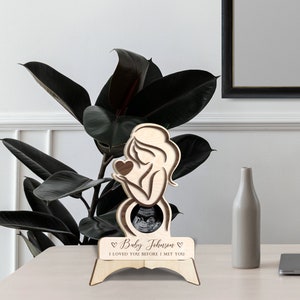 Custom Wooden Ultrasound Photo Sign, Mom to Be Gift, New Mom Gift ...