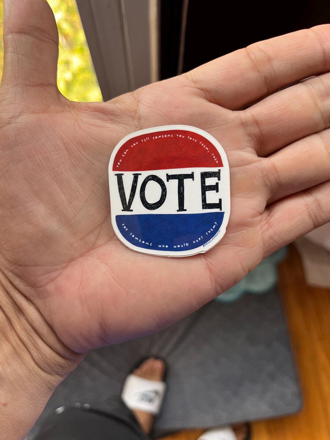 Vote - an Illustrated Sticker (pack of 5 Individual Stickers) - Etsy