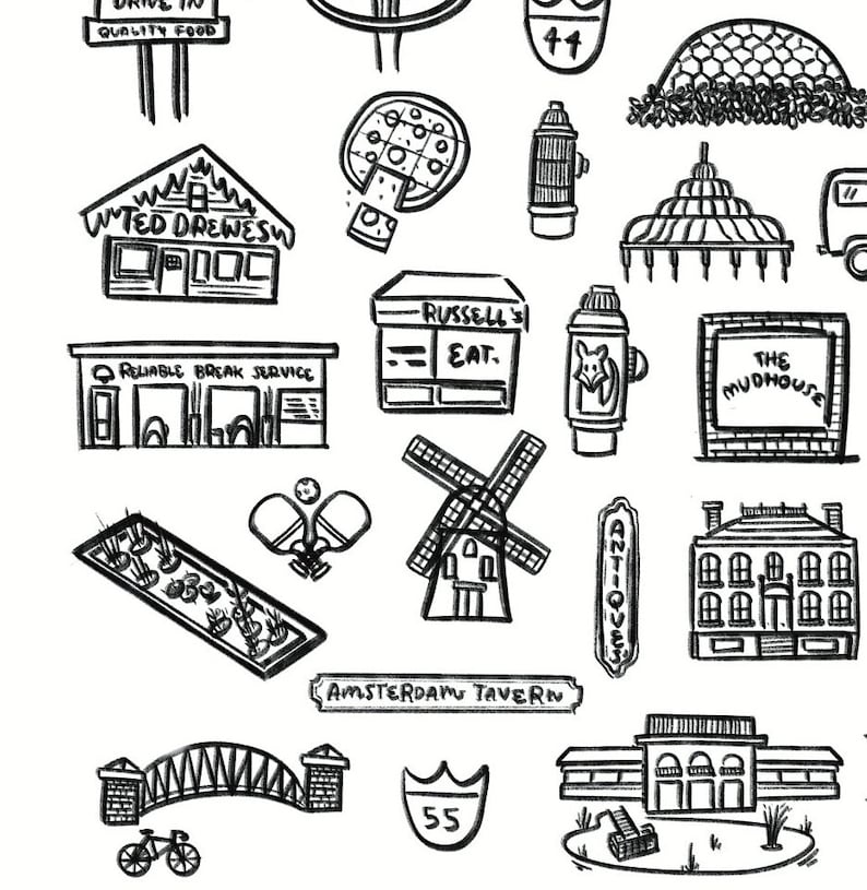 Saint Louis Black & White - Etsy